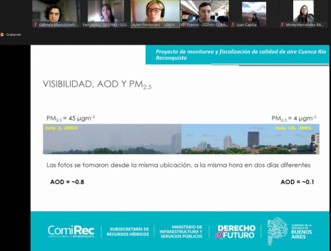 COMIREC presentó a los municipios el proyecto de calidad de aire | Provincia de Buenos Aires